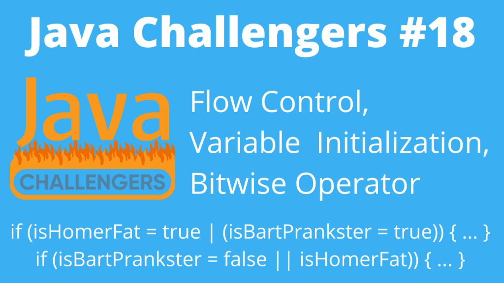 Flow Control, Variable Initialization #18