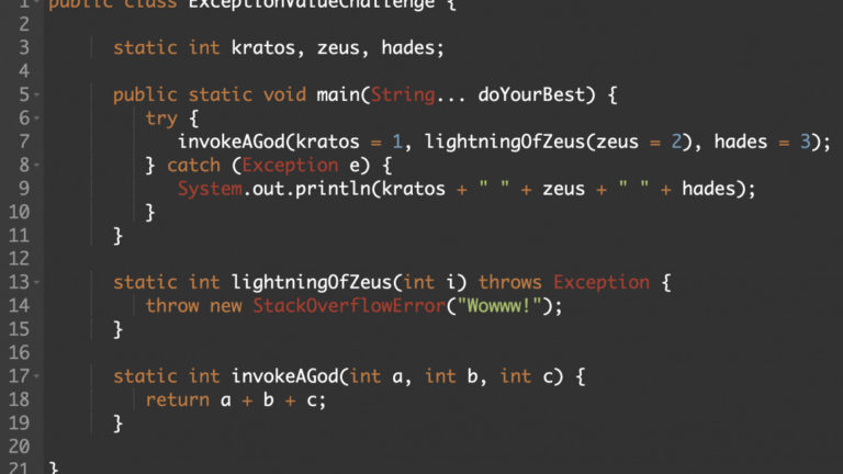 Java Challengers - javaChallengers