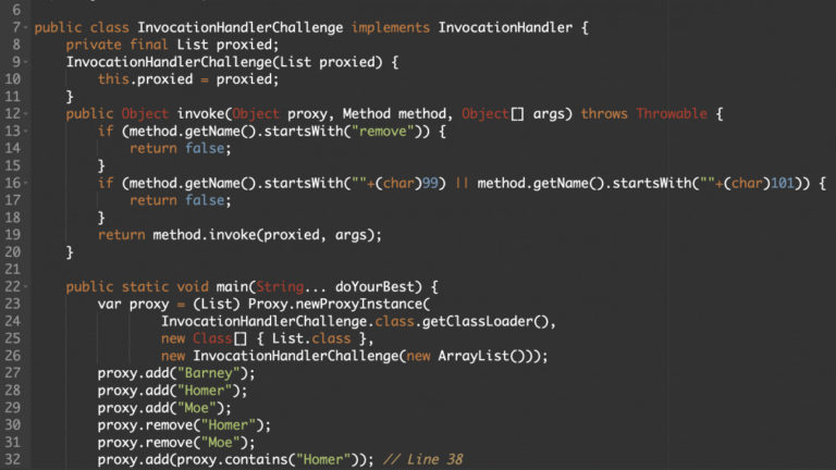 Method Interceptor Java Challenge